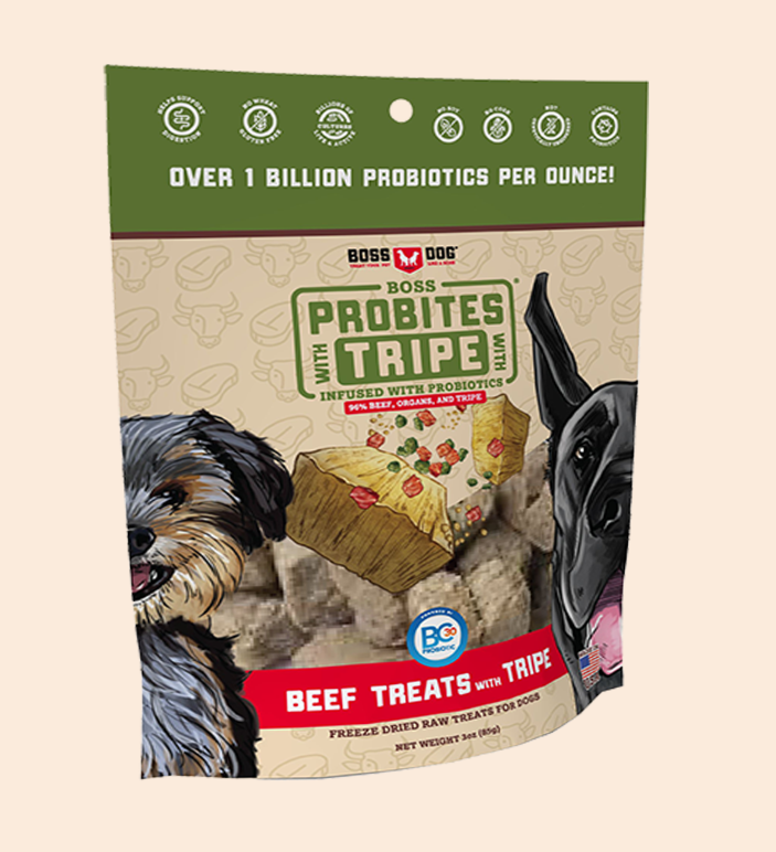 Boss Dog Beef Freeze-Dried PRObites w/ Tripe