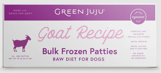 Green JuJu Frozen Goat Recipe 18lb