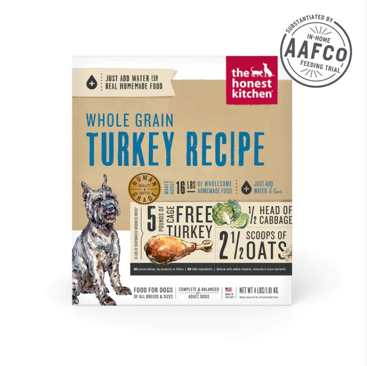 The Honest Kitchen Dehydrated Whole Grain Turkey Dog Food