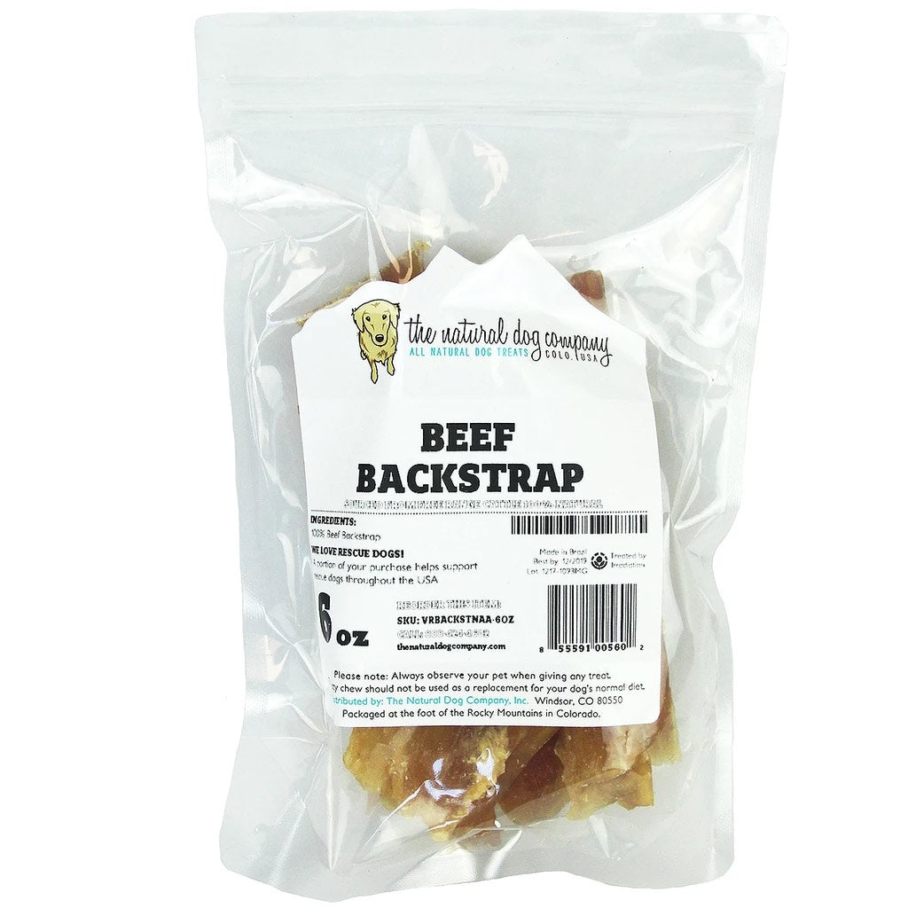 The Natural Dog Company Beef Backstrap